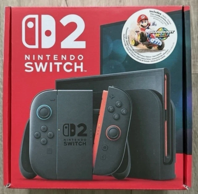 NINTENDO SWITCH 2 System Console Mario Kart World Bundle IN HAND $649. ...