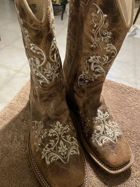 OLD WEST COWBOY boots £70.85 - PicClick UK