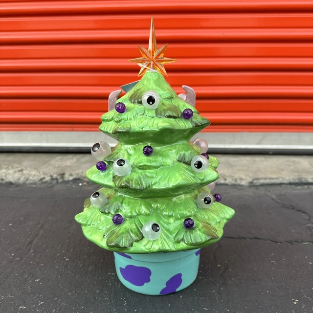 DISNEY PARKS DISNEY Pixar Monsters Inc. Light Up Holiday Ceramic ...