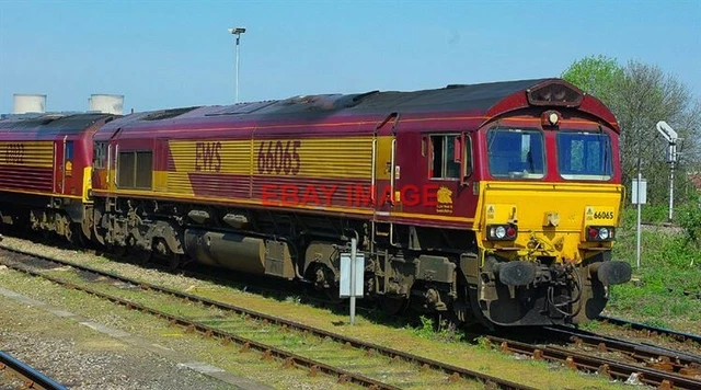 PHOTO CLASS 66 Loco No 66065 At Didcot. £1.65 - PicClick UK