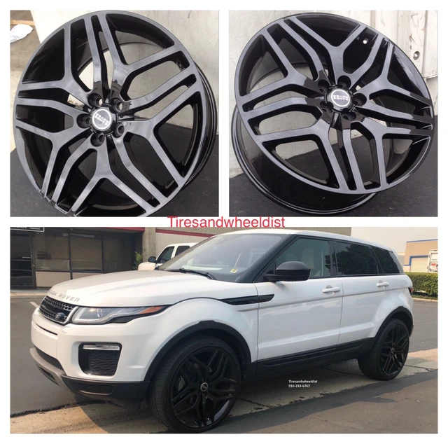 20'' INCH WHEELS fit Range Rover Evoque Velar Discovery Gloss Black New ...