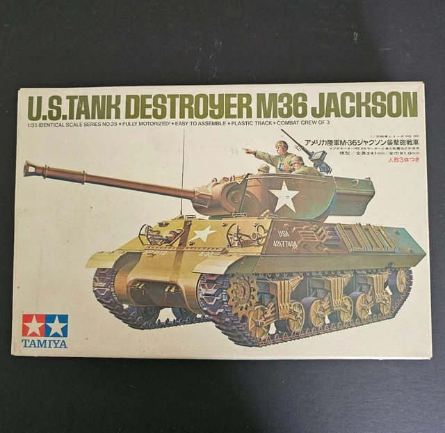 TAMIYA 1/35 US Tank Destroyer M36 Jackson- MT135-New & Unused ...