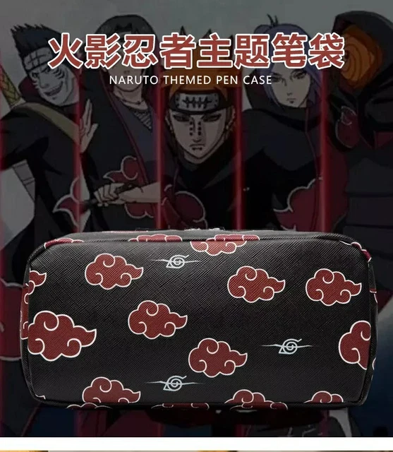 NARUTO AKATSUKI SCHOOL Pencil Case School Business Uzumaki Teenager $32 ...