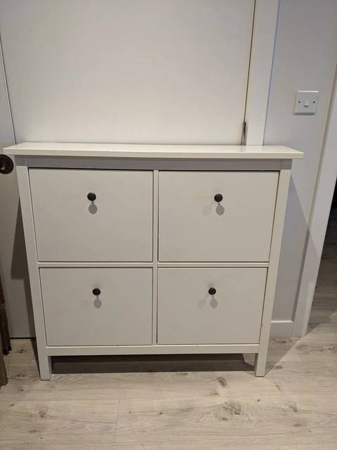 IKEA HEMNES SHOE cabinet with Four compartments 89x30x127 cm Art. 201. ...