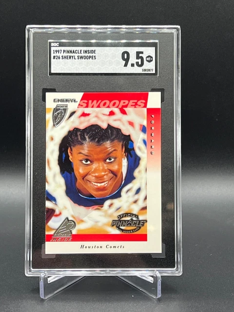 1997 RITTENHOUSE WNBA Sheryl Swoopes recrue SGC 9,5 Houston Comets RC ...
