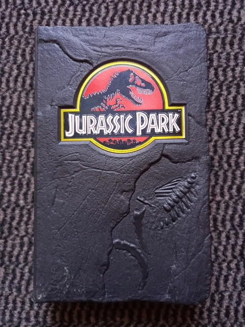 JURASSIC PARK VHS tape 1992 Limited Edition FOSSIL case + booklet ...