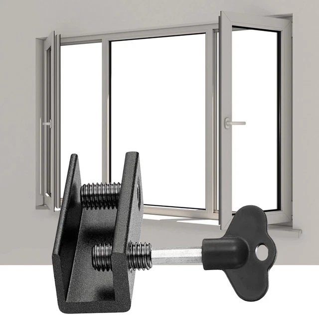 SECURITY WINDOW DOOR Lock Window Limit Stop Locks Children Guards ...