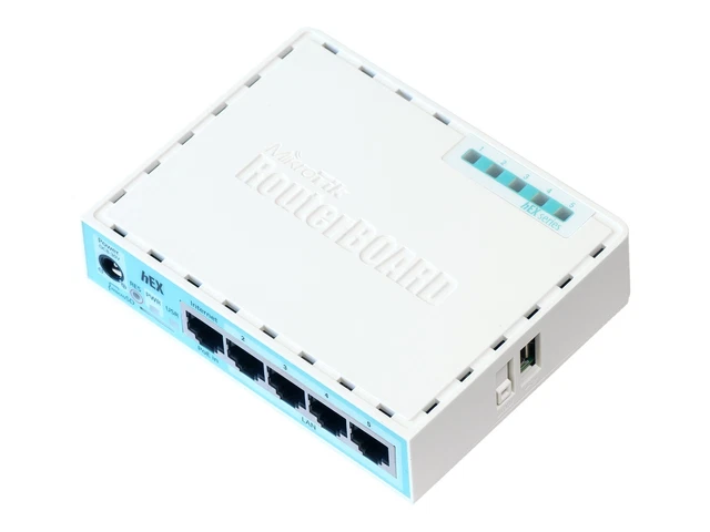 MIKROTIK ROUTERBOARD HEX RB750Gr3 Router 4-port switch GigE Router ...