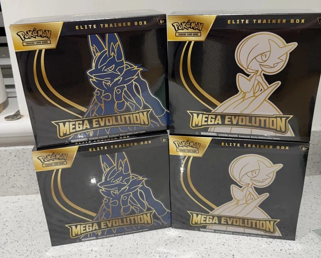 POKÉMON TCG MEGA Evolution - 4 x Elite Trainer Box (ETB) - Lucario ...