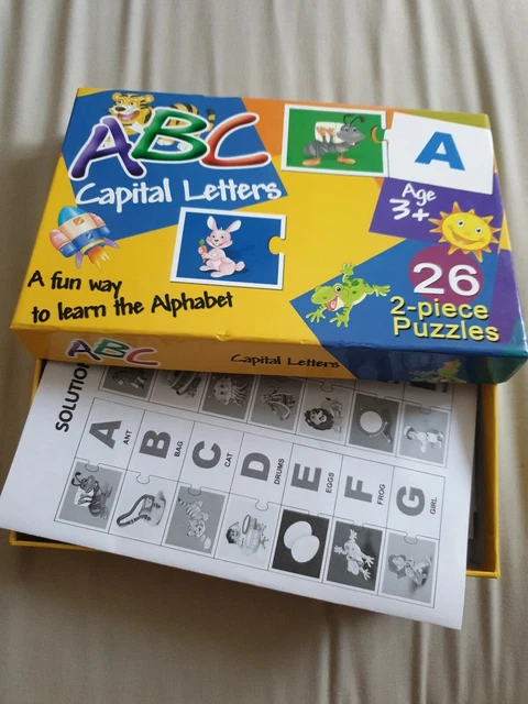 ABC CAPITAL LETTERS Learn the Alphabet baby Puzzle Jigsaw Alphabet £4. ...