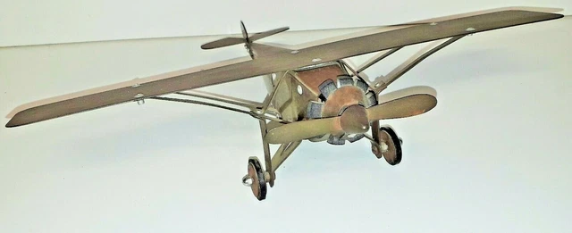 MAQUETTE D'AVION DU Spirit of St Louis fabrication artisanal en laiton ...