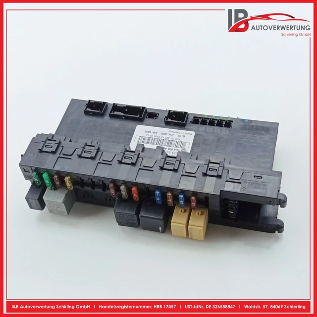MERCEDES BENZ W203 COMBO C180 COMPRESSOR fuse box SAM module 2035452401 ...