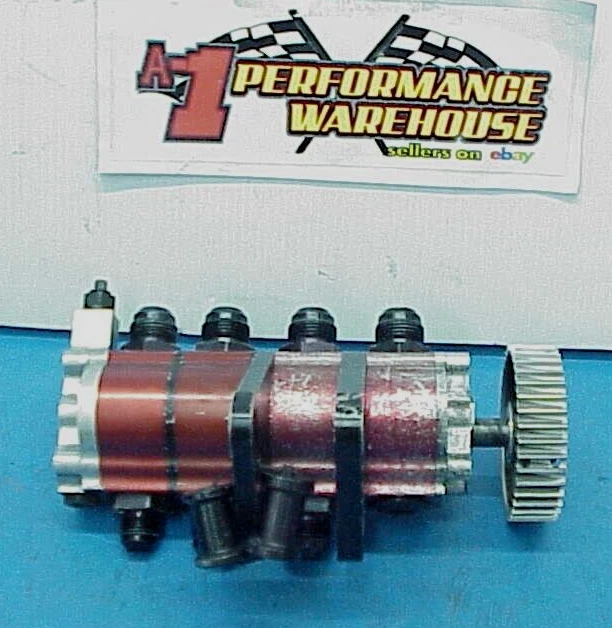 BARNES 4 STAGE Dry Sump Oil Pump with HTD Oil Pump Pulley NASCAR £340. ...
