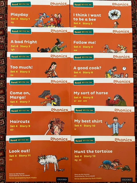 READ WRITE INC. Phonics: Story books Set 4 orange books 1-6 £31.92 ...