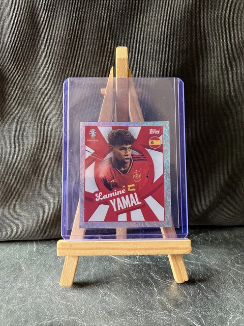 TOPPS UEFA EURO 2024 Germany Lamine Yamal Foil Sticker #Esp Ptw Mint £1 ...