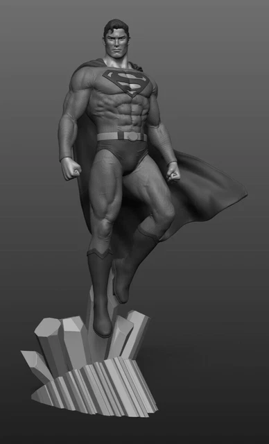 SUPERMAN DC JUSTICE League Resin 3d printed DIY model kit 1:10 Scale £ ...