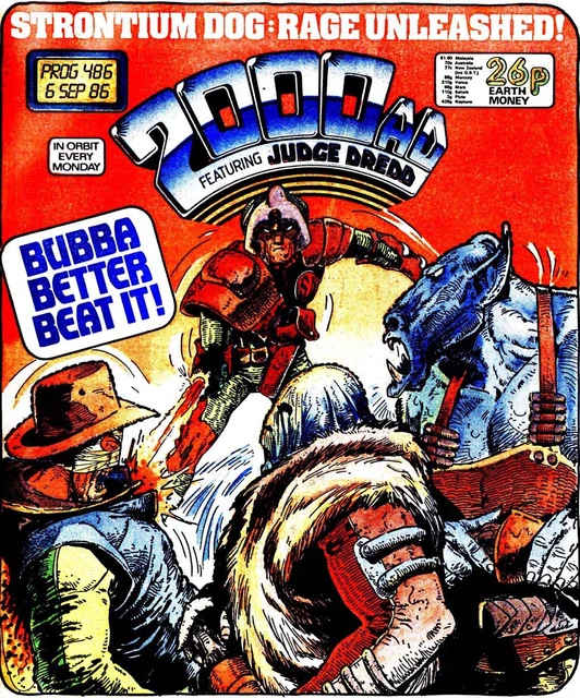 2000AD PROG 486 Judge Dredd Comic Book Issue Very Good to Excellent ...