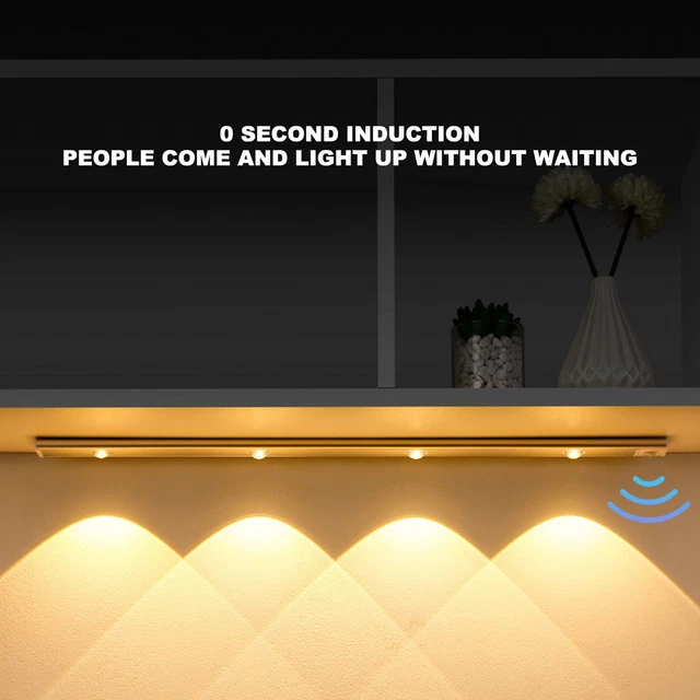 LED LIGHT STRIP Magnetic Brightness Color Adjustable Motion Sensor £16. ...