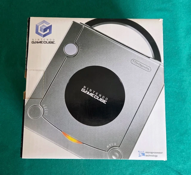 NINTENDO GAMECUBE PLATINUM PAL Console & Controller Boxed Complete Like ...