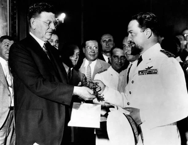 EDWARD JOSEPH KELLY With Italo Balbo Old 1930s Photo $9.00 - PicClick AU