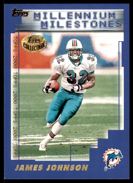 2000 TOPPS COLLECTION James Johnson Miami Dauphins #333 EUR 1,96 ...