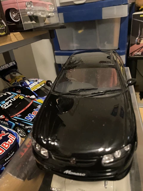 HOLDEN CV8 MONARO 1:18 Scale Employee Model Black Red Interior $130.00 ...