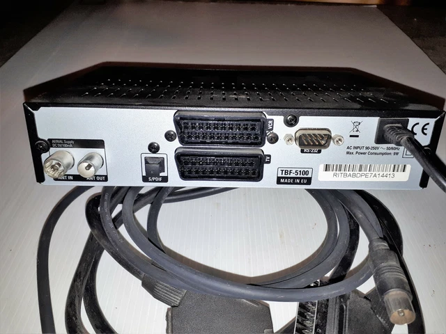 RICEVITORE DECODER DIGITALE Terrestre TOPFIELD TBF 5100 DV3 DIGITAL ...