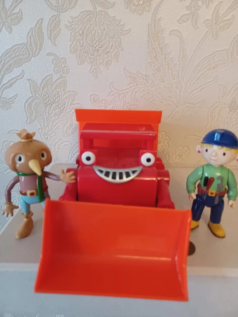 BOB THE BUILDER Wendy & Spud Figure and Vehicle Muck the Bulldozer ...