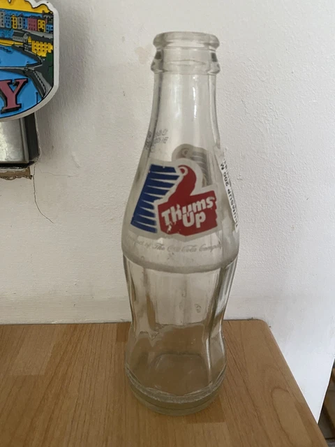 COCA COLA THUMBS Up Indian Coke Glass Bottle 200ml - Collectable Man ...