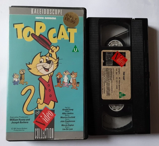 TOP CAT HANNA BARBERA PAL VHS VIDEO KIDS CHILDREN 1985 kaleidoscope ...