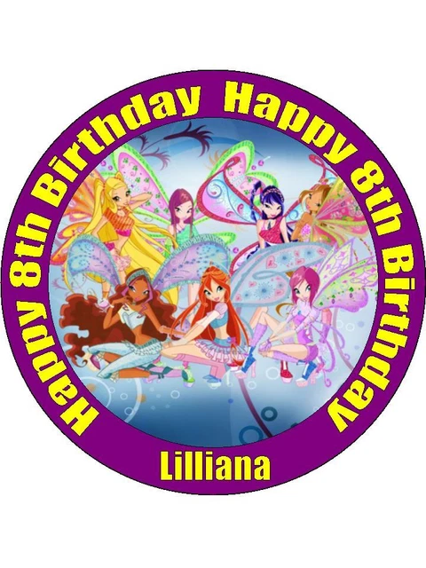 WINX CLUB CAKE Topper Edible Birthday Cake Decorations #03 $16.95 ...