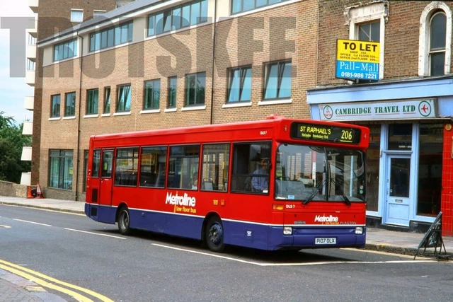 35MM SLIDE METROLINE Dennis Dart SLF Plaxton DLS7 P107OLX 1998 Original ...