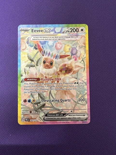 POKÉMON TCG EEVEE EX Sir #167/131 Prismatic Evolutions £109.90 ...