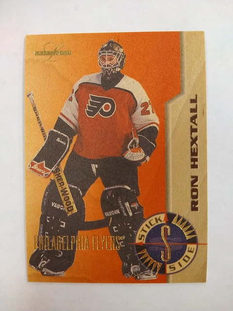 1996 LEAF LIMITED Ron Hextall stick insert latéral SN 0539/2500 ...