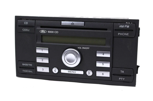 ORIGINAL FORD AUTORADIO 6000 CD RDS mit CODE Focus Mondeo Fiesta ...