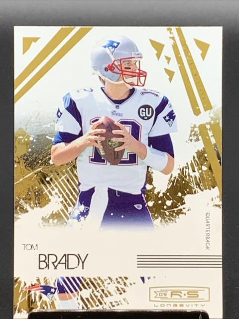 TOM BRADY SSP Parallel~2009 Panini R&S (Année Inaugurale) Or Longévité Au Détail ! 1 EUR 44,72 ...
