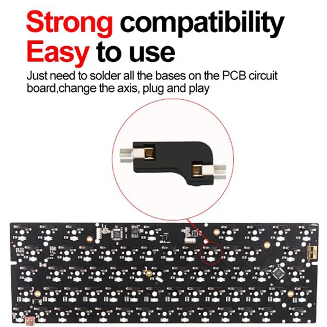 SWAPPING PCB SOCKETS For Kailh PCB Socket For Choc Cherry Gateron ...