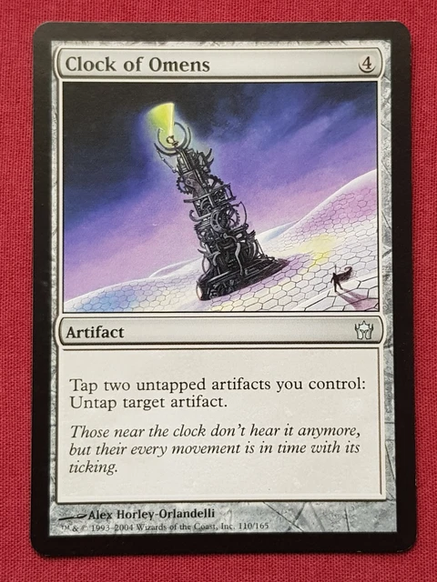 MAGIC THE GATHERING FIFTH DAWN CLOCK OF OMENS artifact card MTG EUR 4 ...