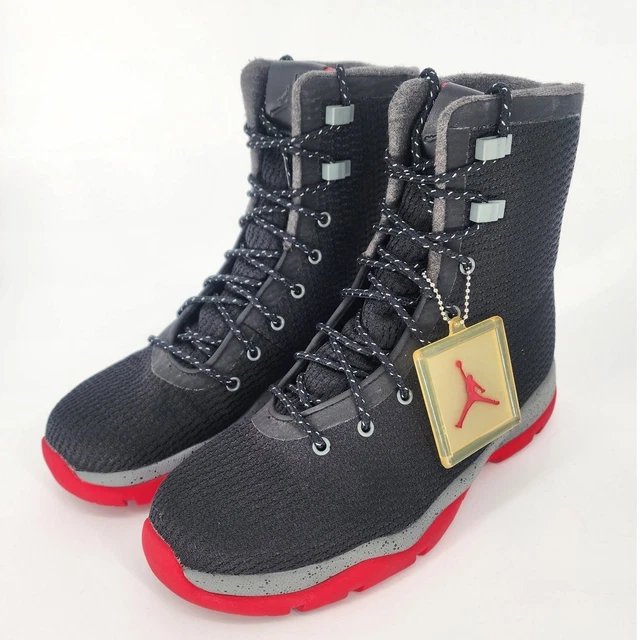 AIR JORDAN WATERPROOF Future Boot Black/Grey/Red Men’s Size 8.5 £171.77 ...