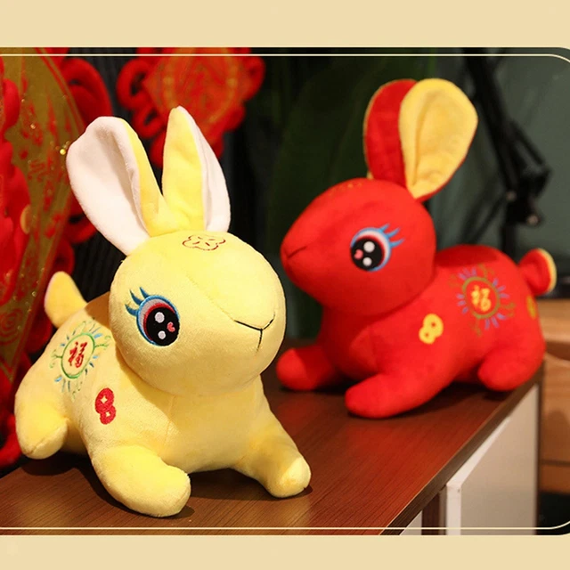 2023 CHINESE NEW Year Figurine Toy Stuffed Animal Doll, Cartoon Soft ...