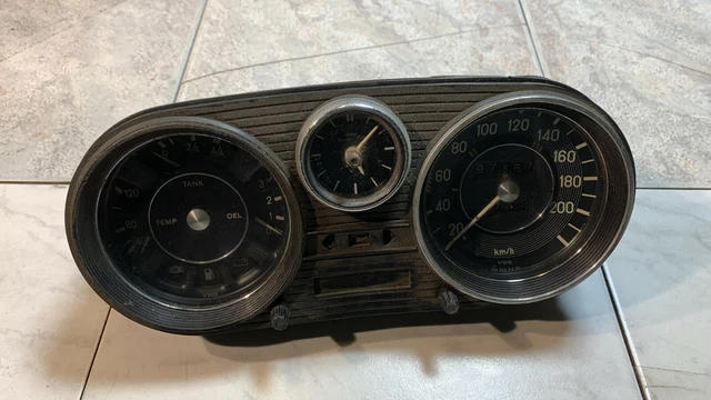 ORIGINAL MERCEDES BENZ W114 W115 Speedometer Instrument 220KmH ...