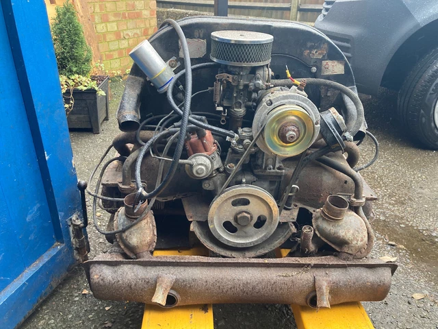 VOLKSWAGEN AIRCOOLED ENGINE Bug Baja Beetle 1500 Single Port Classic Vw ...