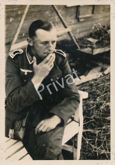 FOTO WK II Wehrmacht Portrait Feldwebel Ringelmann Uniform L1.02 EUR 34 ...