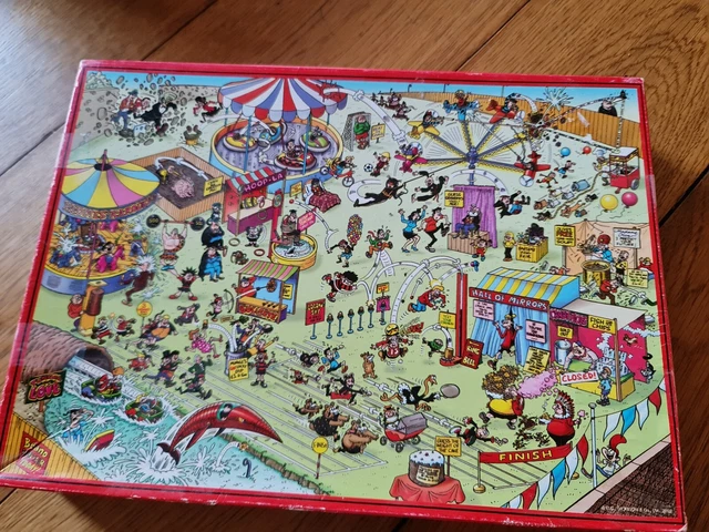 THE BEANO 2002 jigsaw puzzle funfair fairground comics Dennis the ...