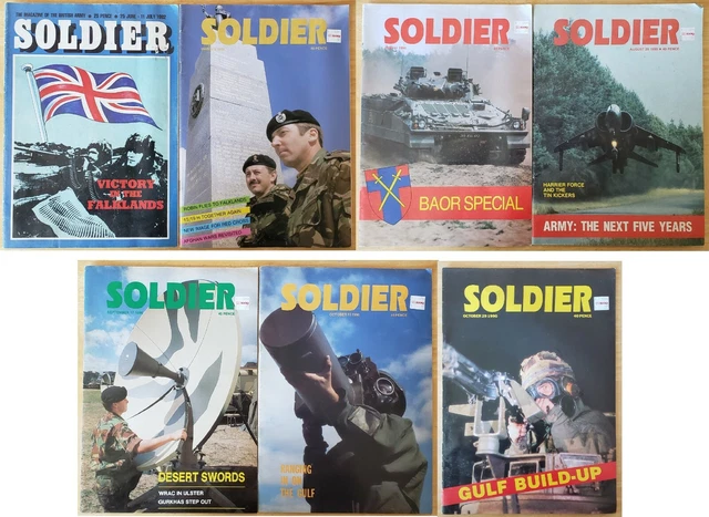 SOLDIER -- MAGAZINE Of British Army Collection -- Lot Of 28, 1990 ...
