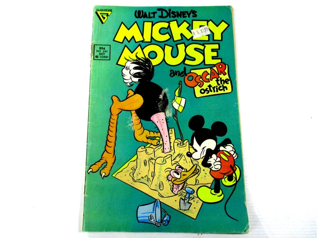 WALT DISNEYS MICKEY Mouse and Oscar The Ostrich Comic Book No.241 Oct ...