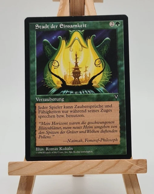 STADT DER EINSAMKEIT Visionen Magic Karte MTG deutsch (City of Solitude ...