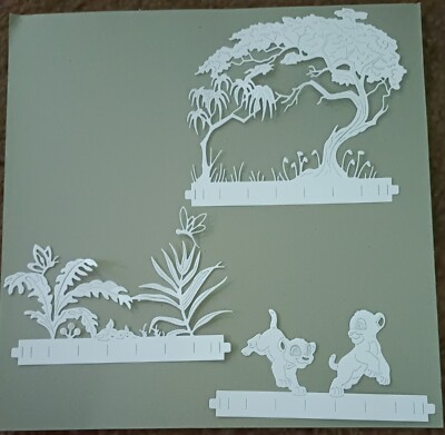 LION KING SIMBA and Nala Craft Die Cut outs Set £5.50 - PicClick UK