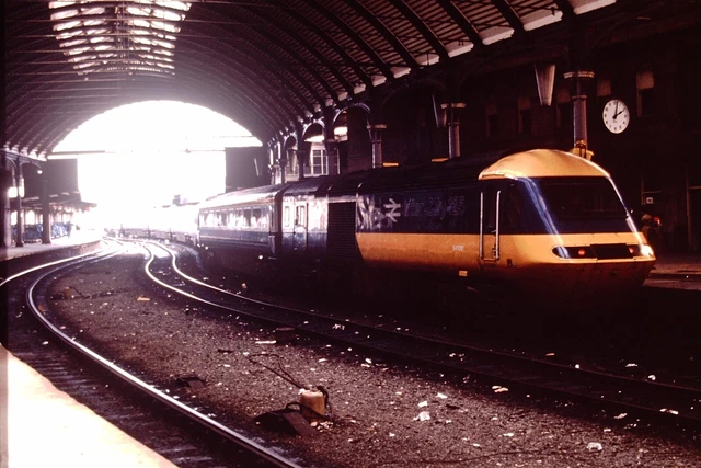 1981 BRITISH RAIL BR Diesel Electric 43081 enters Newcastle Loco Slide ...