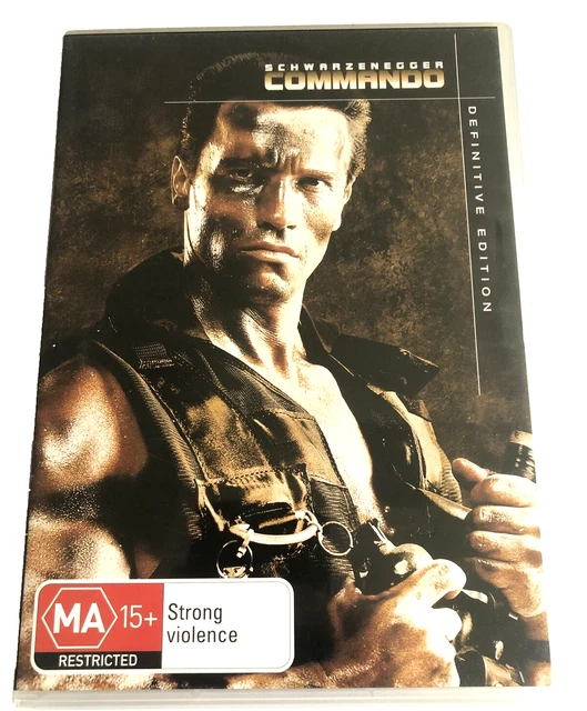 COMMANDO DVD DEFINITIVE Edition R4 Rae Dawn Chong, Arnold ...